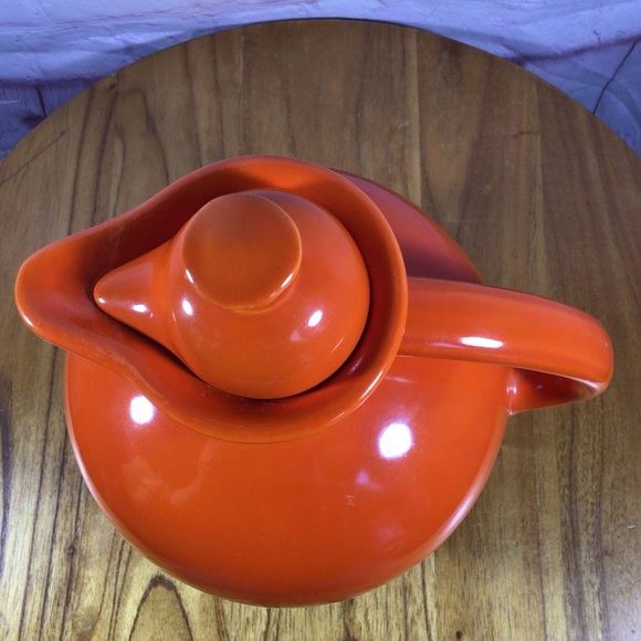 Vintage | Dining | Vintage Fiestaware Original Red Carafe With Corked ...